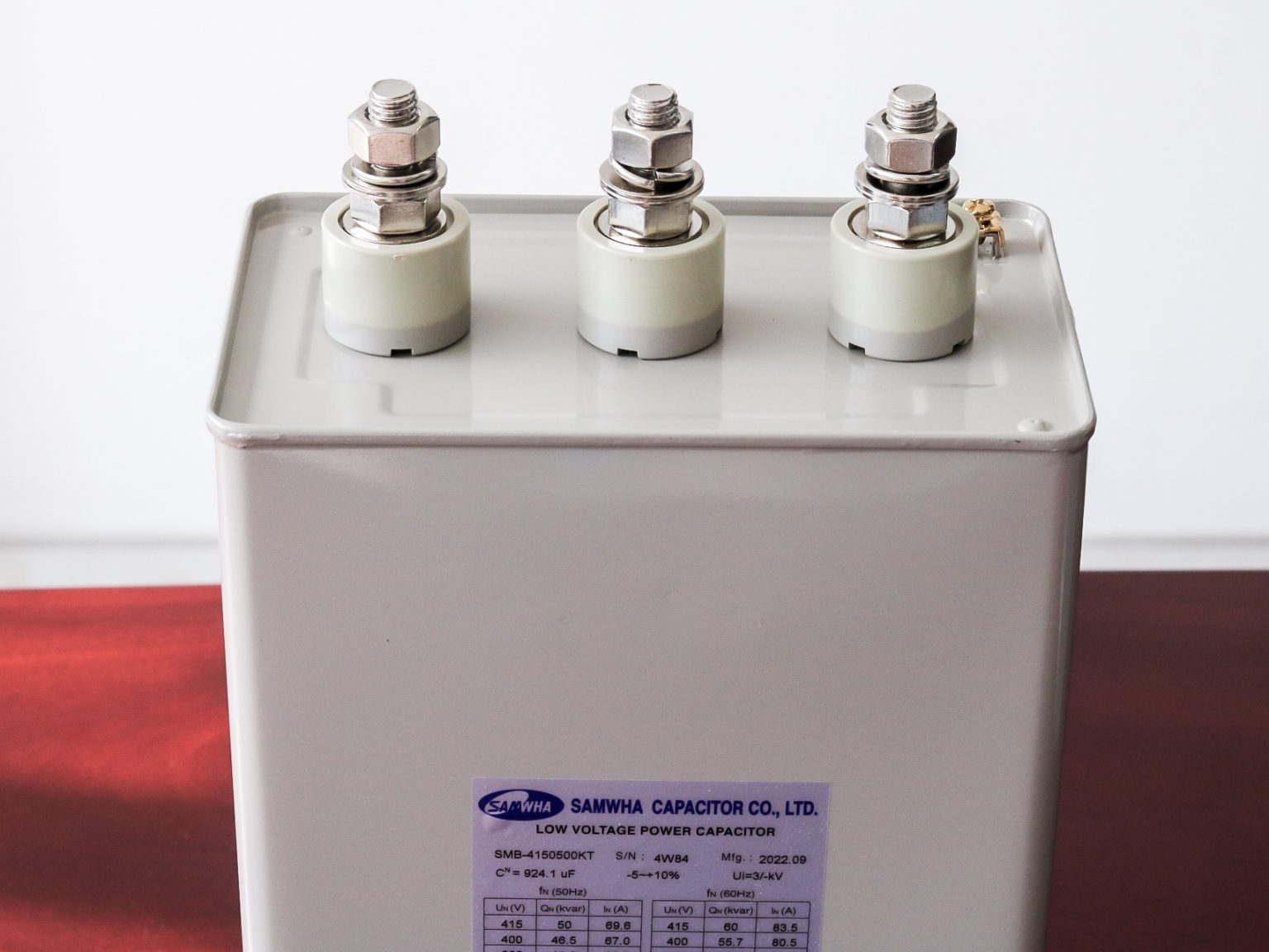Tụ Bù Dầu 50KVar-415V SAMWHA- SMB-4150500KT